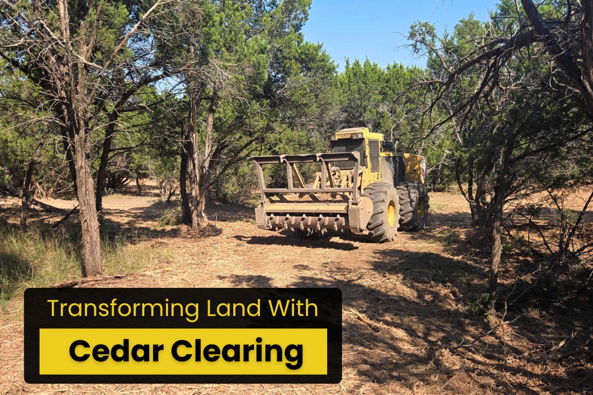 Transforming Landscapes: Cedar Clearing Completed in Cleburne, TX
